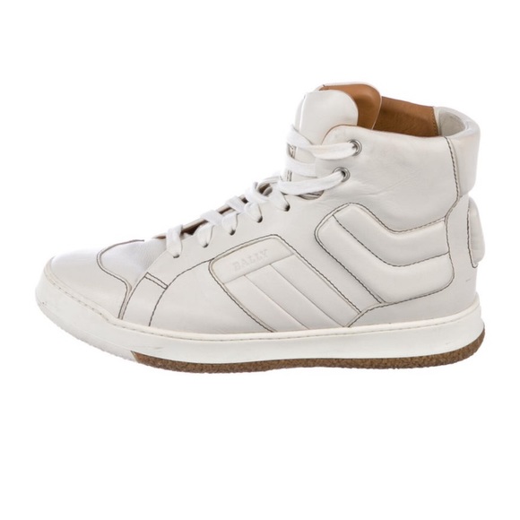 Bally | Shoes | Bally Leather Hightop Sneakers | Poshmark